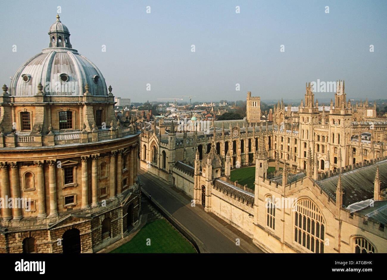 All souls college and radcliffe camera Stock Photo - Alamy