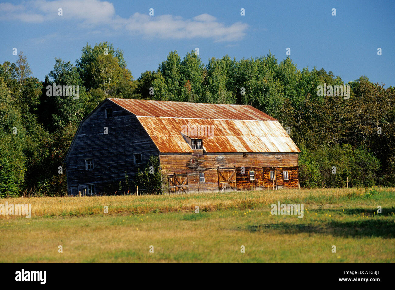 Barns along Route 362 Stock Photo - Alamy