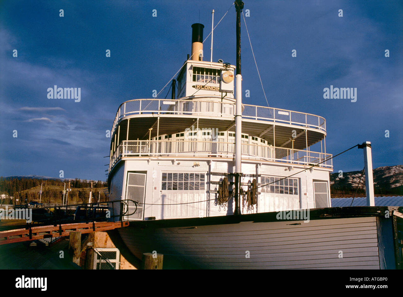 SS Klondike sternwheeler Stock Photo - Alamy