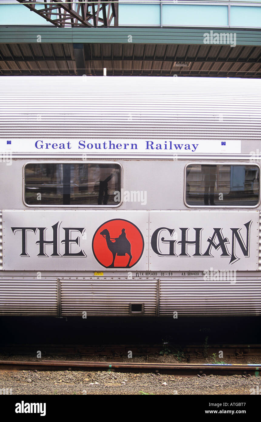 The Ghan train Central Railway Station Sydney Stock Photo - Alamy