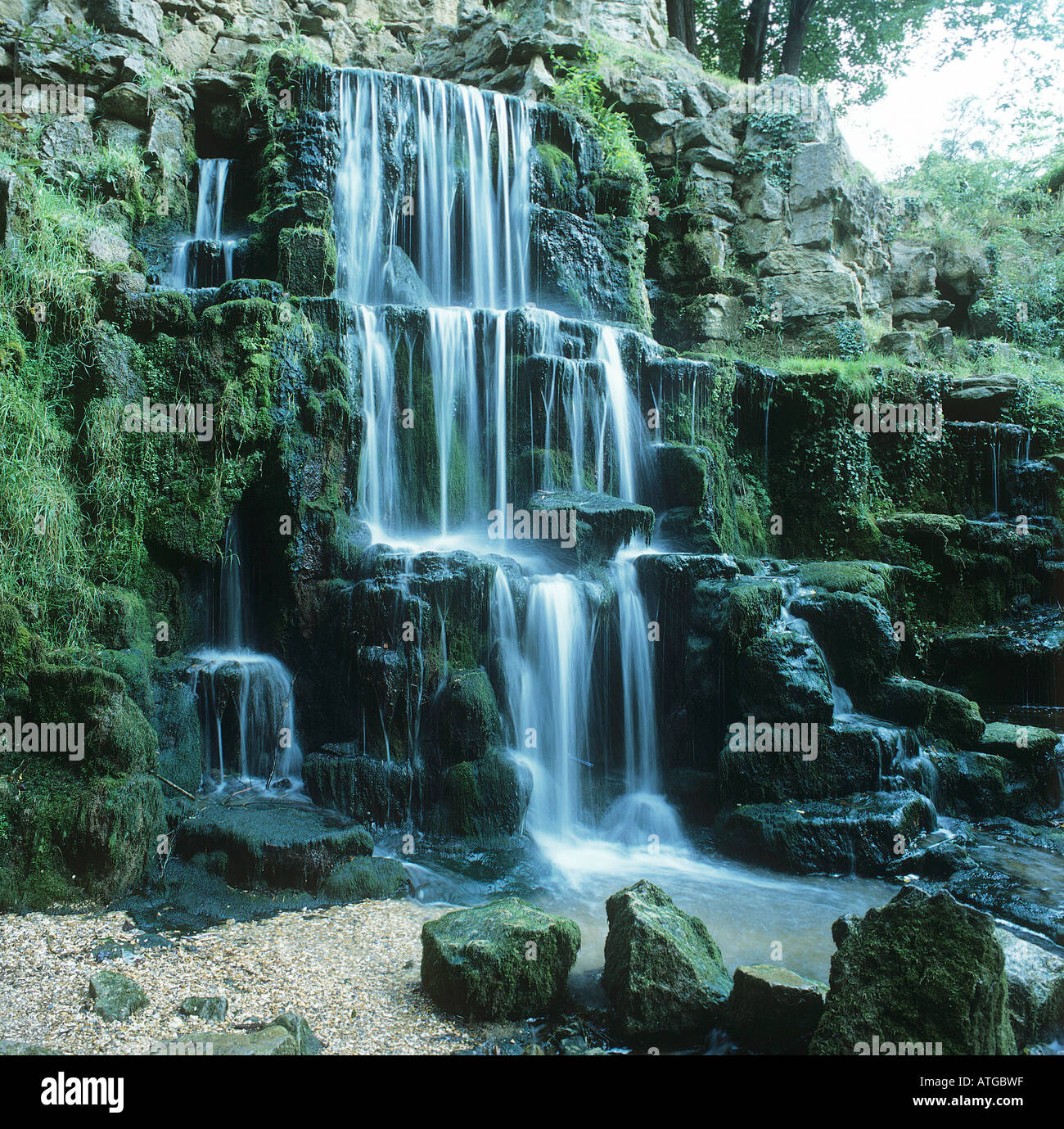 Bowood Waterfall High Resolution Stock Photography and Images - Alamy