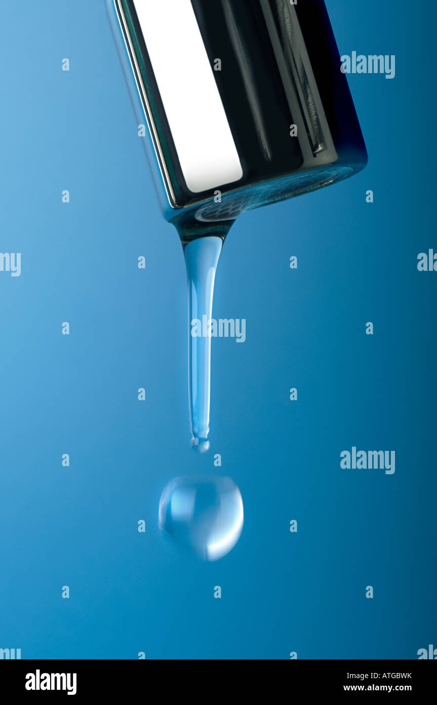 Water falling from a tap Stock Photo - Alamy