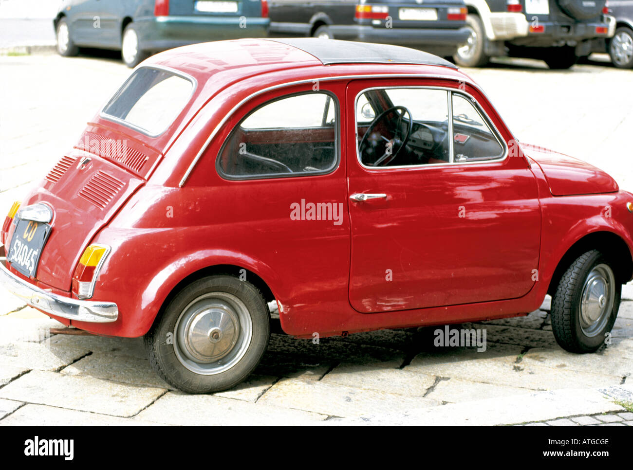 Small red car Stock Photo - Alamy