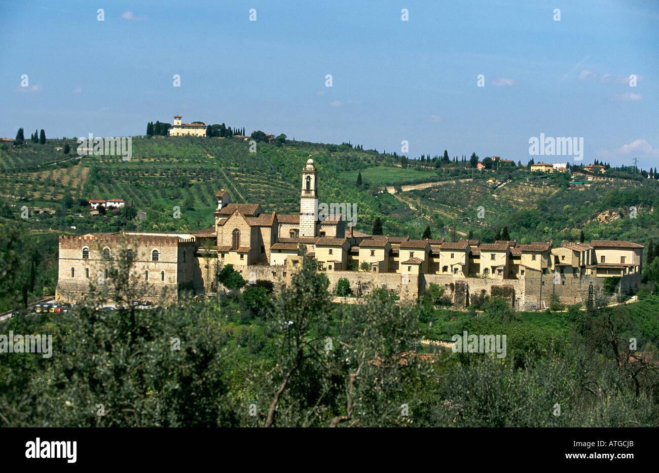 Certosa di Firenze a 14th century monastery near Florence Stock Photo ...