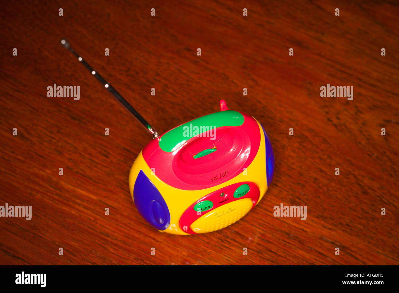 Toy Radio Stock Photo - Alamy