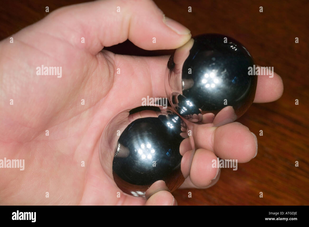 Chinese Hand Excercise Balls Stock Photo - Alamy