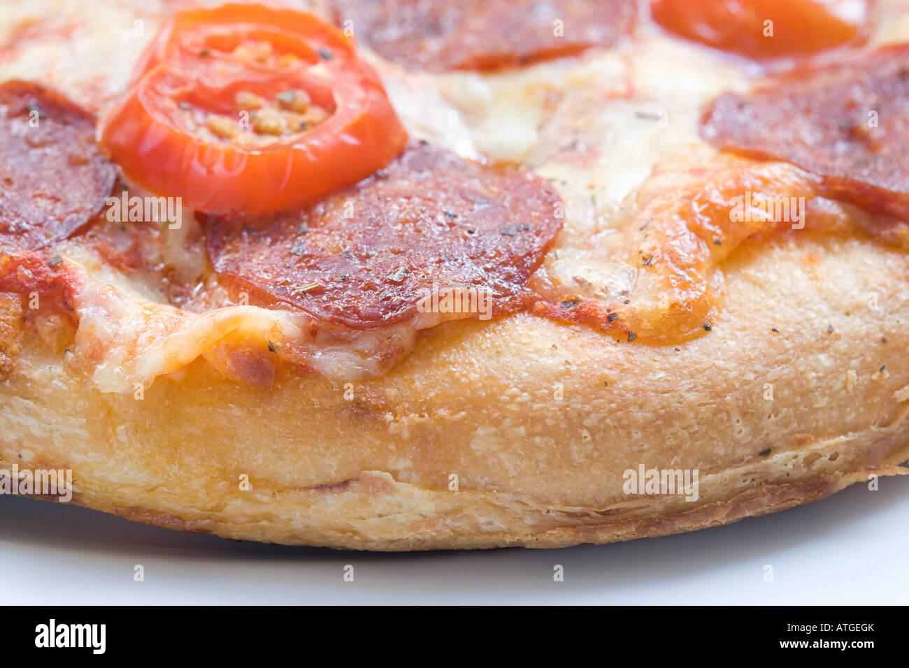 Pepperoni Vegetable Pizza High Resolution Stock Photography and Images ...