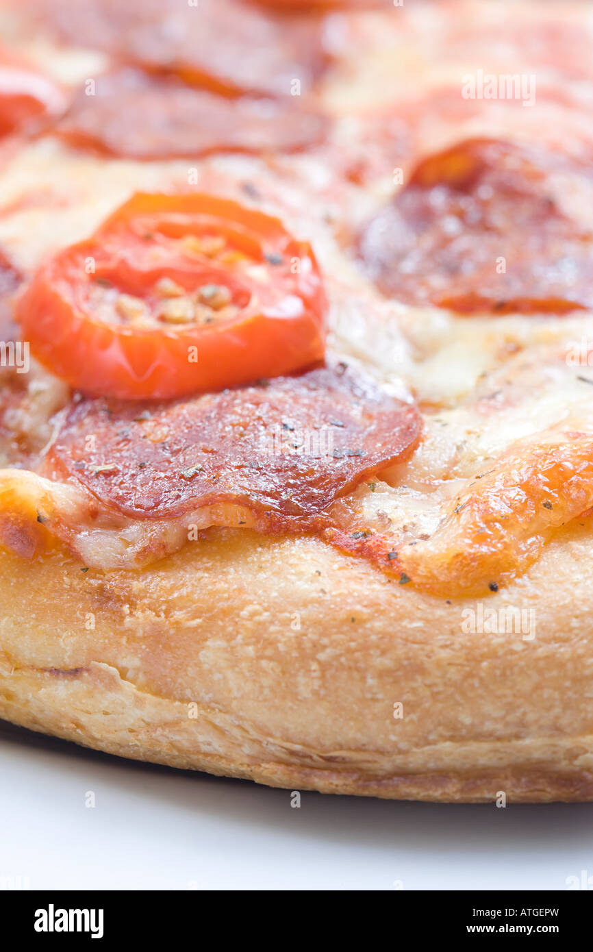 Pepperoni Vegetable Pizza High Resolution Stock Photography and Images ...