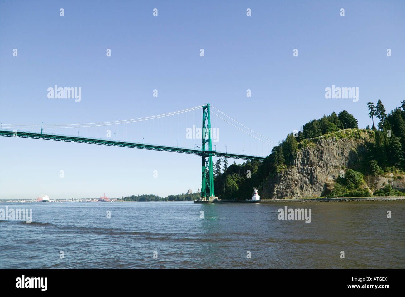 Lions Gate Bridge Vancouver BC Canada Stock Photo - Alamy