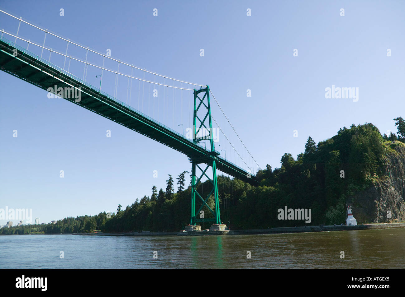 Lions Gate Bridge Vancouver BC Canada Stock Photo - Alamy