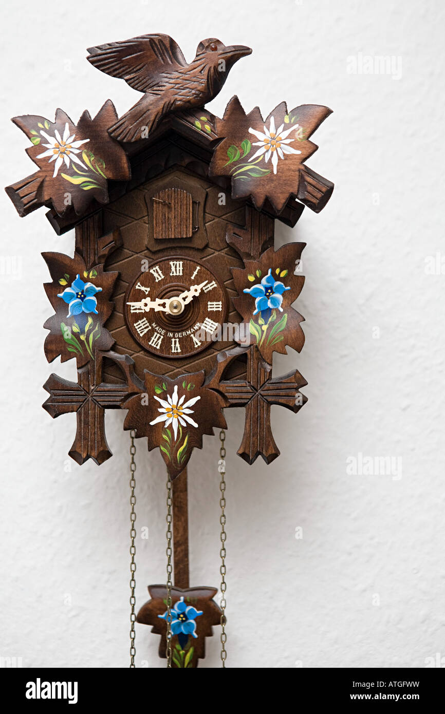 Traditional german clock hi-res stock photography and images - Alamy