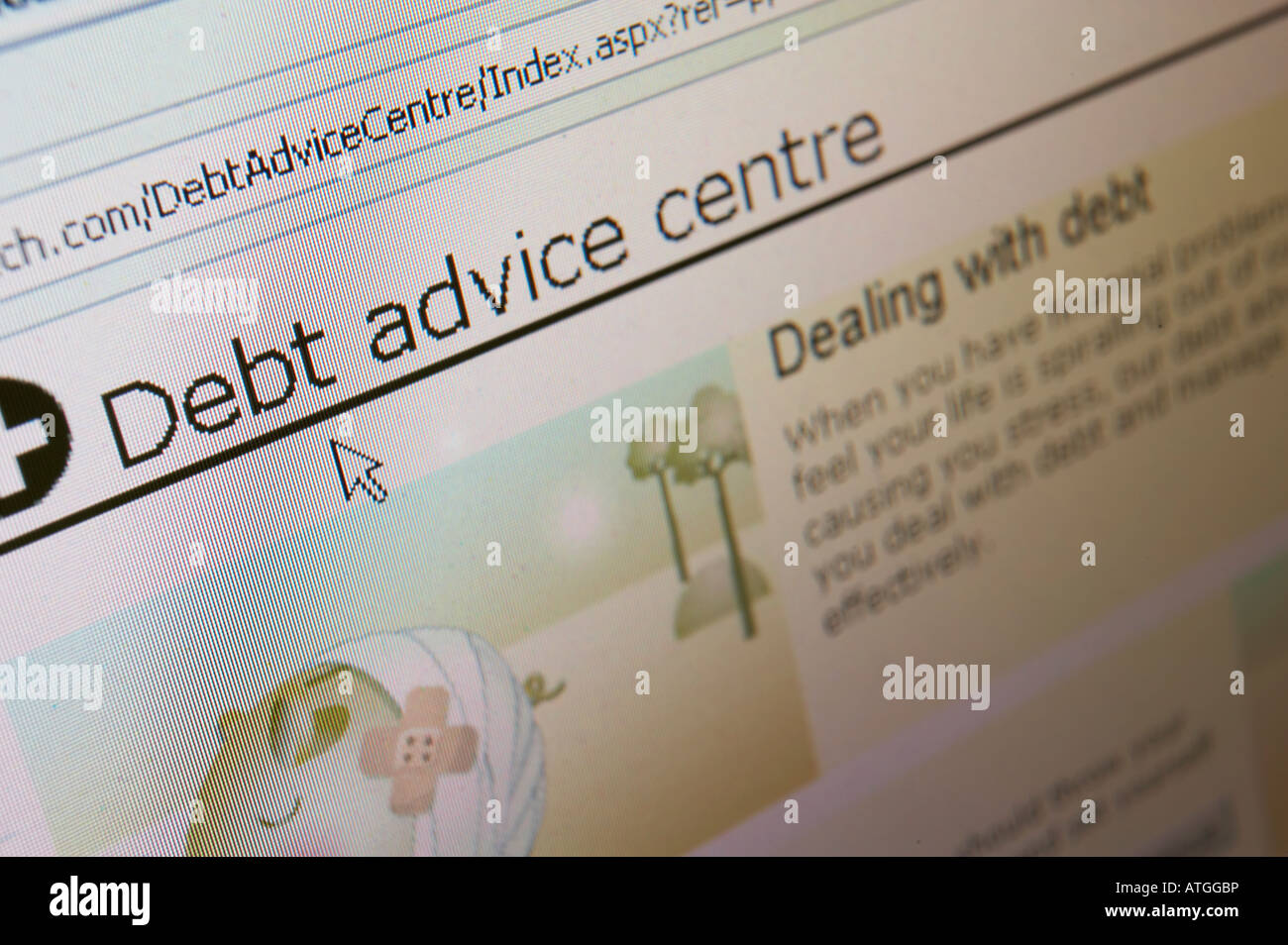 Money advice service screen hi-res stock photography and images - Alamy