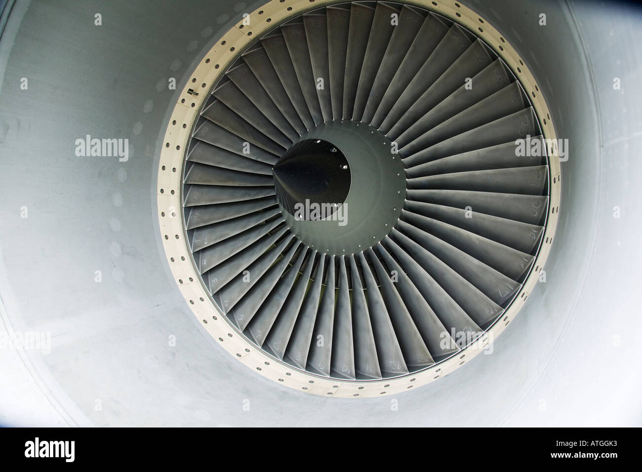 Jet Engine Intake Stock Photo - Alamy