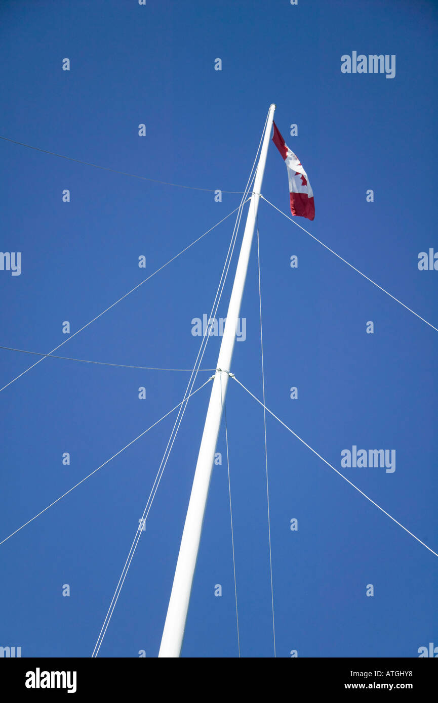 Canadian Flag Victoria British Columbia Canada Stock Photo - Alamy