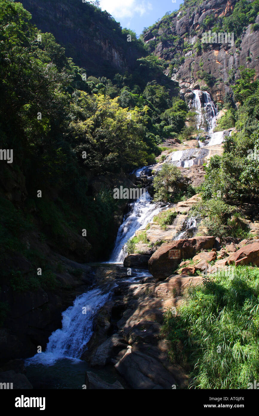 Rawana Ella Waterfalls Sri Lanka Stock Photo - Alamy