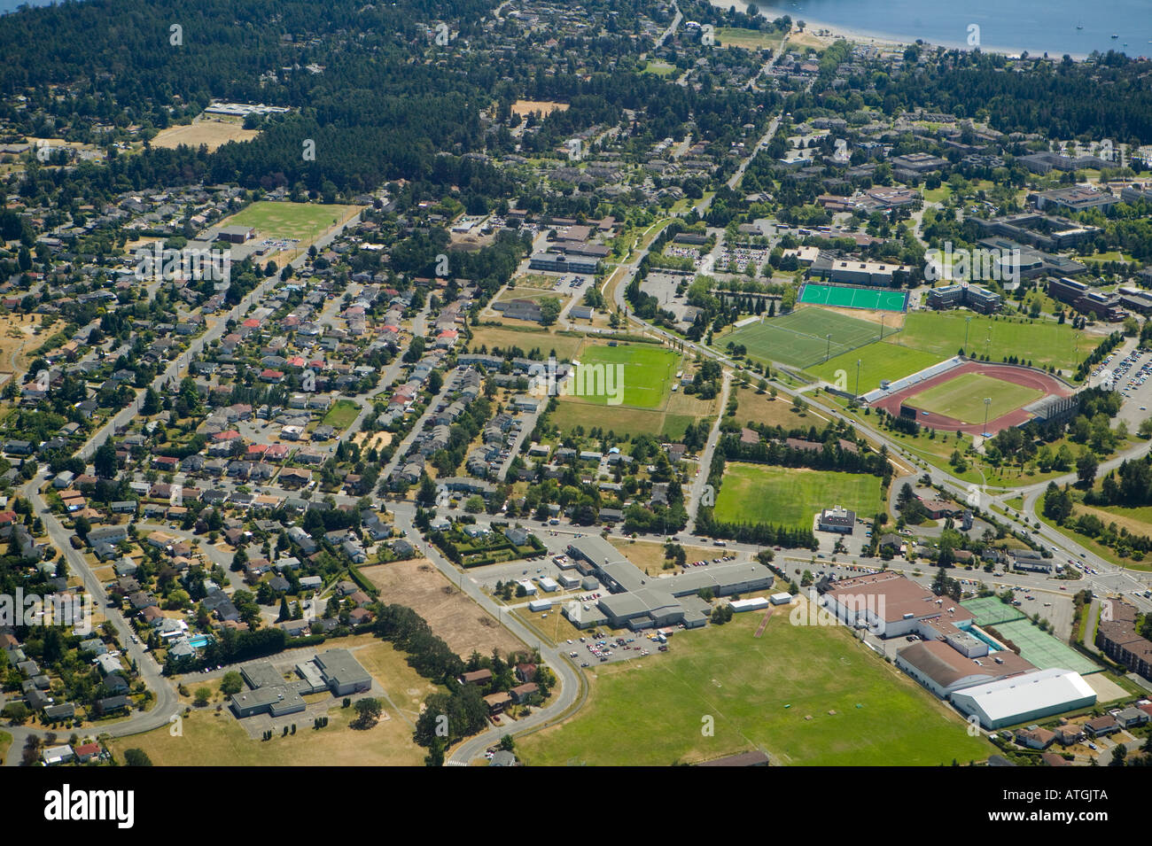 Aerial view victoria bc hi-res stock photography and images - Alamy