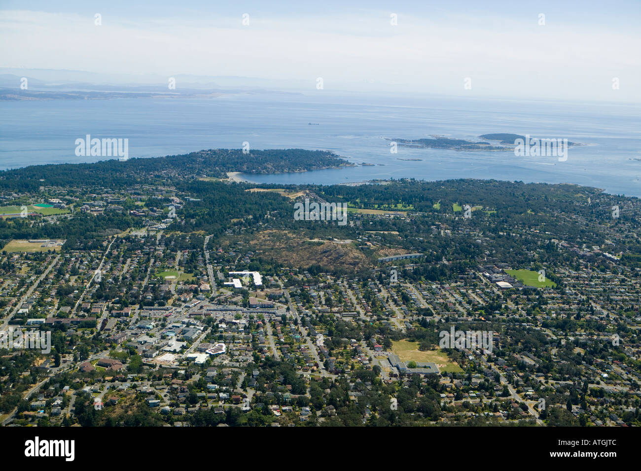 Aerial View Victoria British Columbia Canada Stock Photo - Alamy