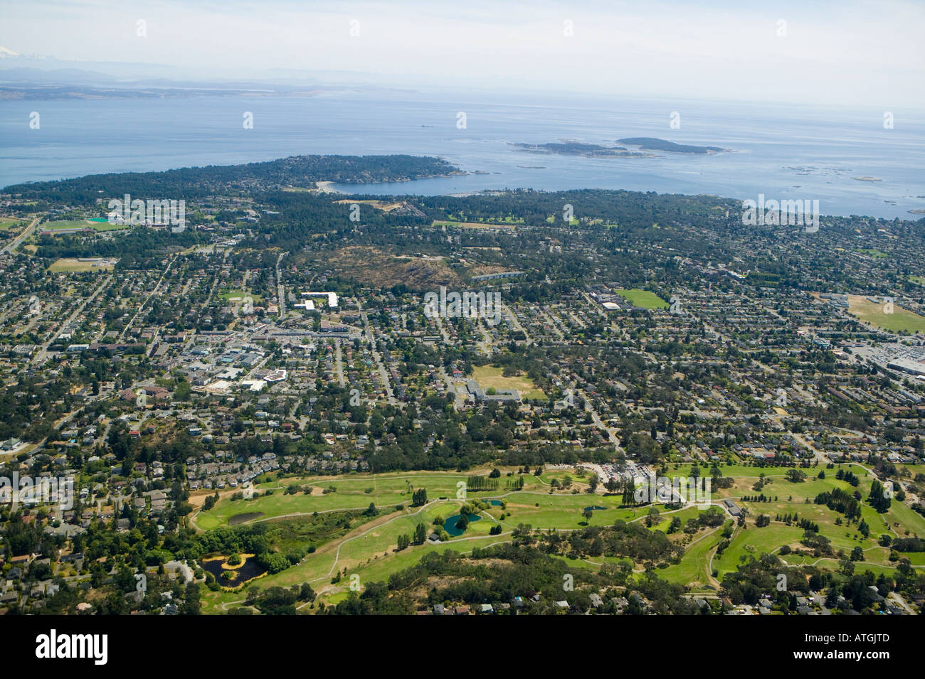 Aerial View Victoria British Columbia Canada Stock Photo - Alamy