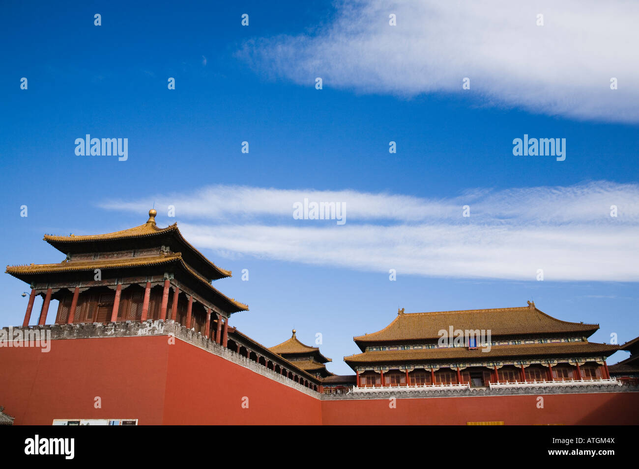 Meridian Gate, Forbidden City, Beijing, China Stock Photo - Alamy