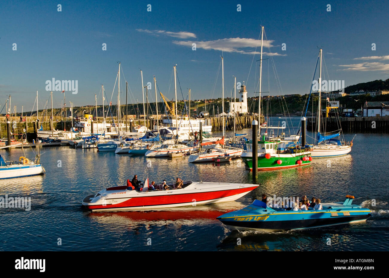 Scarborough speedboat hi-res stock photography and images - Alamy