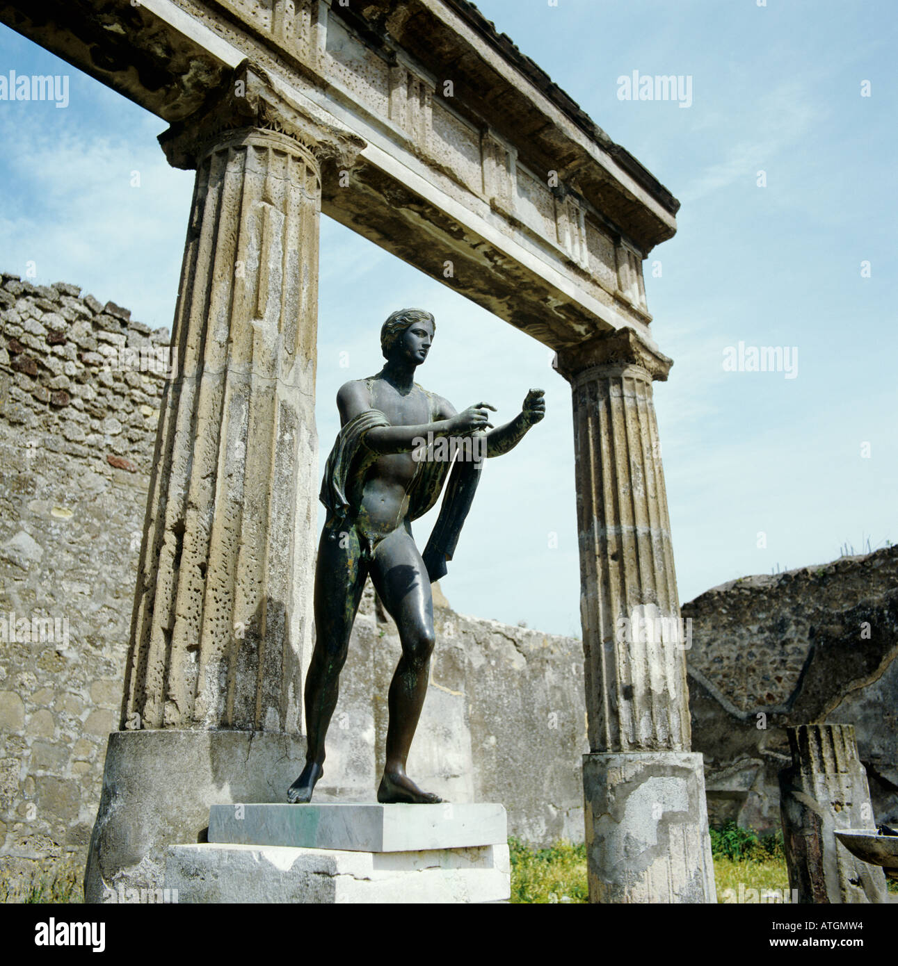 Statue Of Apollo Pompeii High Resolution Stock Photography and Images ...
