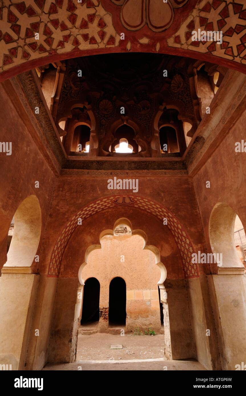 Interior Detail of Koubba Ba'adyin Marrakech Morocco Stock Photo - Alamy