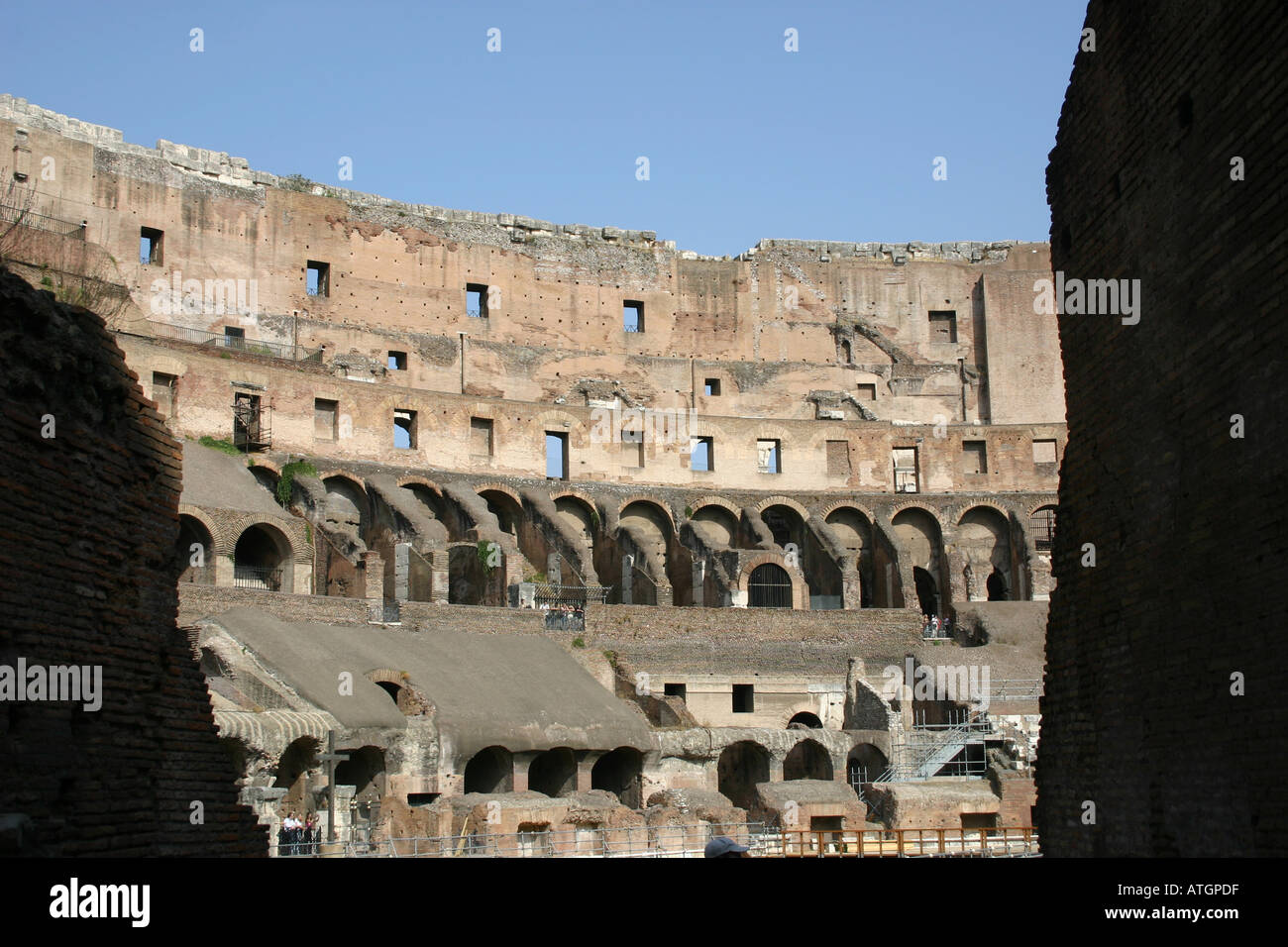 Ancient roman monument the Colosseum, Rome, Italy Stock Photo - Alamy