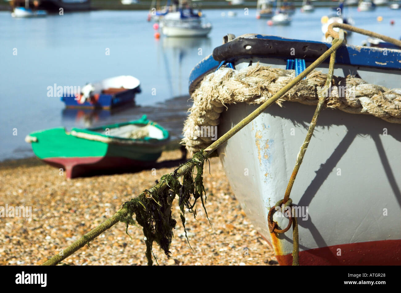 Fishing boat in Mersea Essex Stock Photo - Alamy