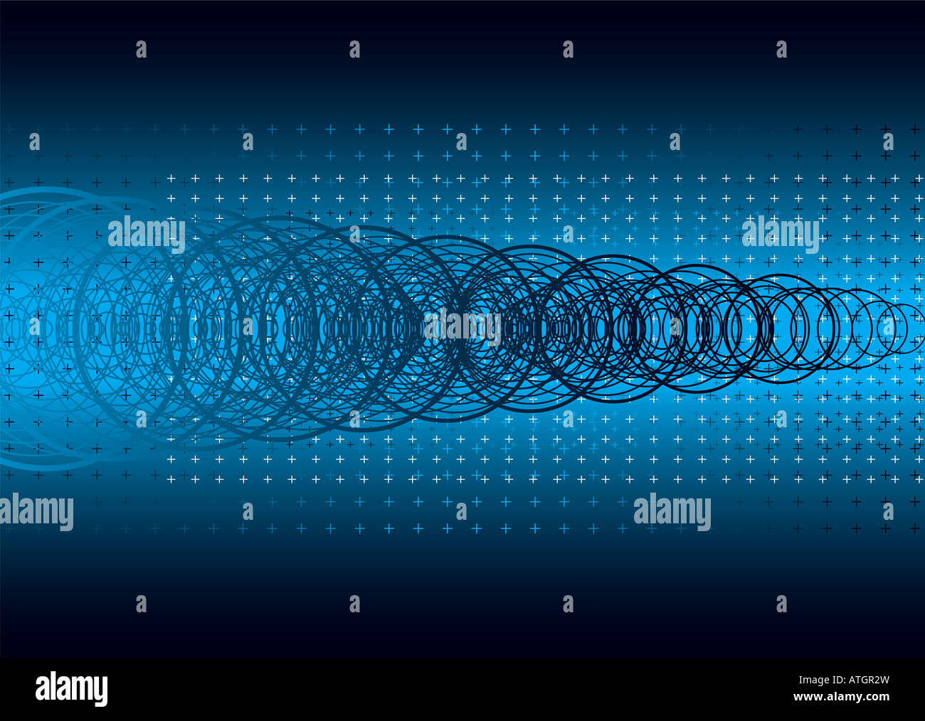 Abstract blue background with a technical digital look Stock Photo - Alamy