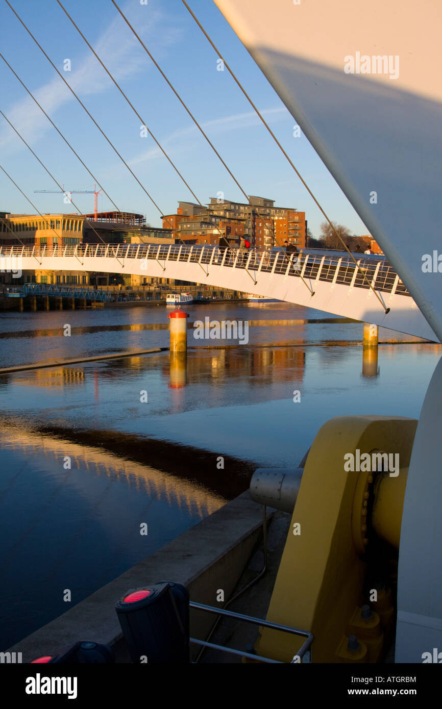 Gateshead Millenium Bridge Gateshead Newcastle UK Stock Photo - Alamy