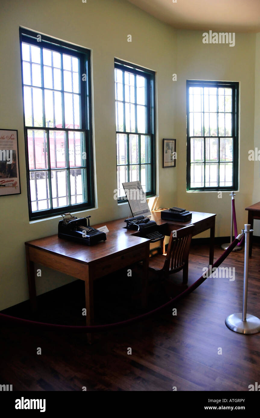 Naples Florida Depot Collier County Museum Stock Photo - Alamy