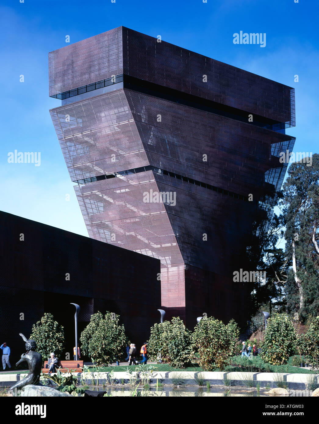 de Young Museum, San Francisco, 2005. Tower. Architect: Herzog and de ...