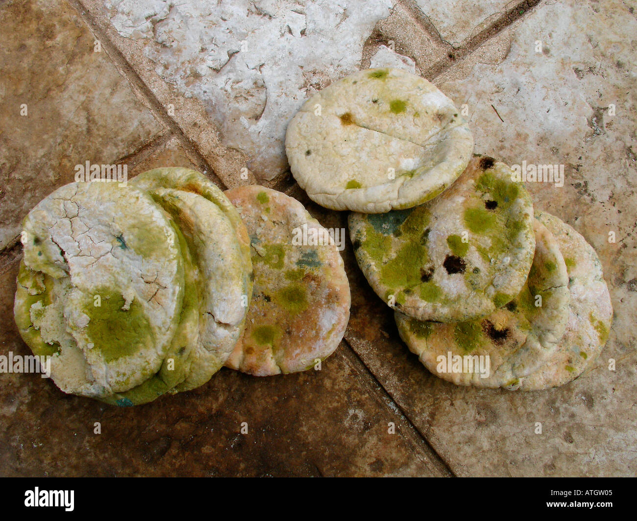 Mouldy pitta bread hi-res stock photography and images - Alamy