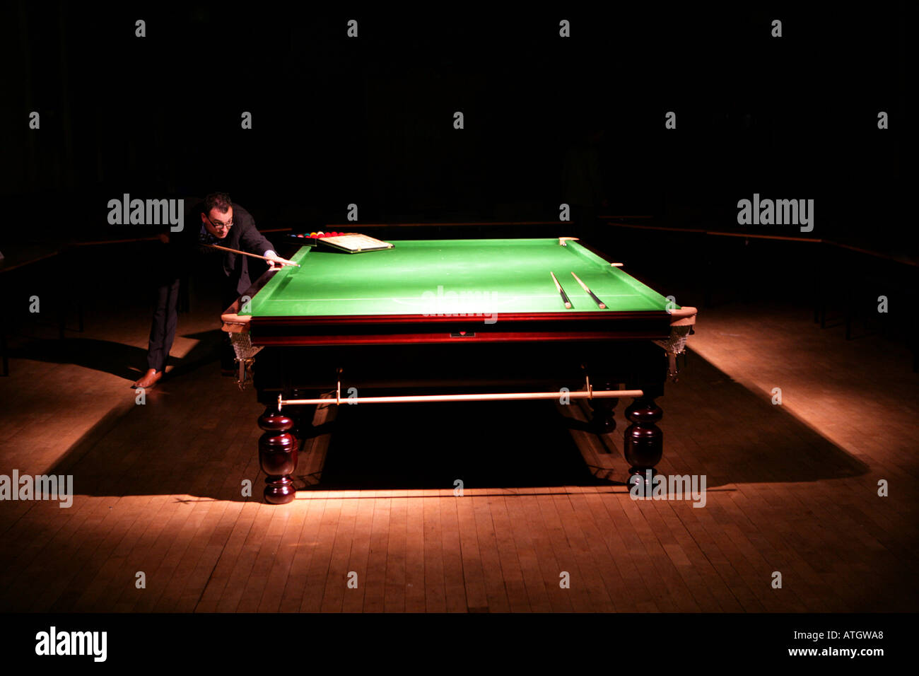 Peter Ebdon Snooker at Birmingham Stock Photo - Alamy