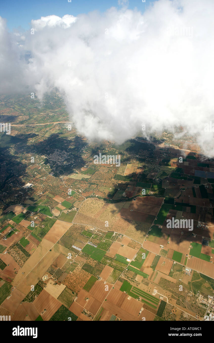 Aerial view of Majorca Spain Stock Photo - Alamy