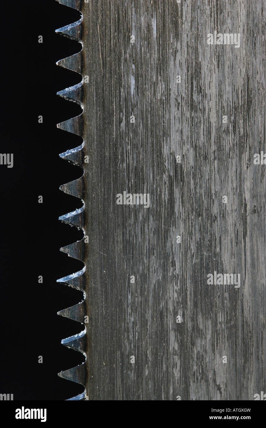 Detail of a very sharp saw blade Stock Photo - Alamy