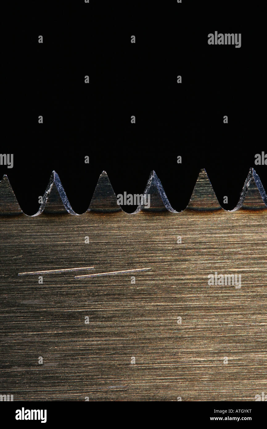 Saw with teeth hi-res stock photography and images - Alamy