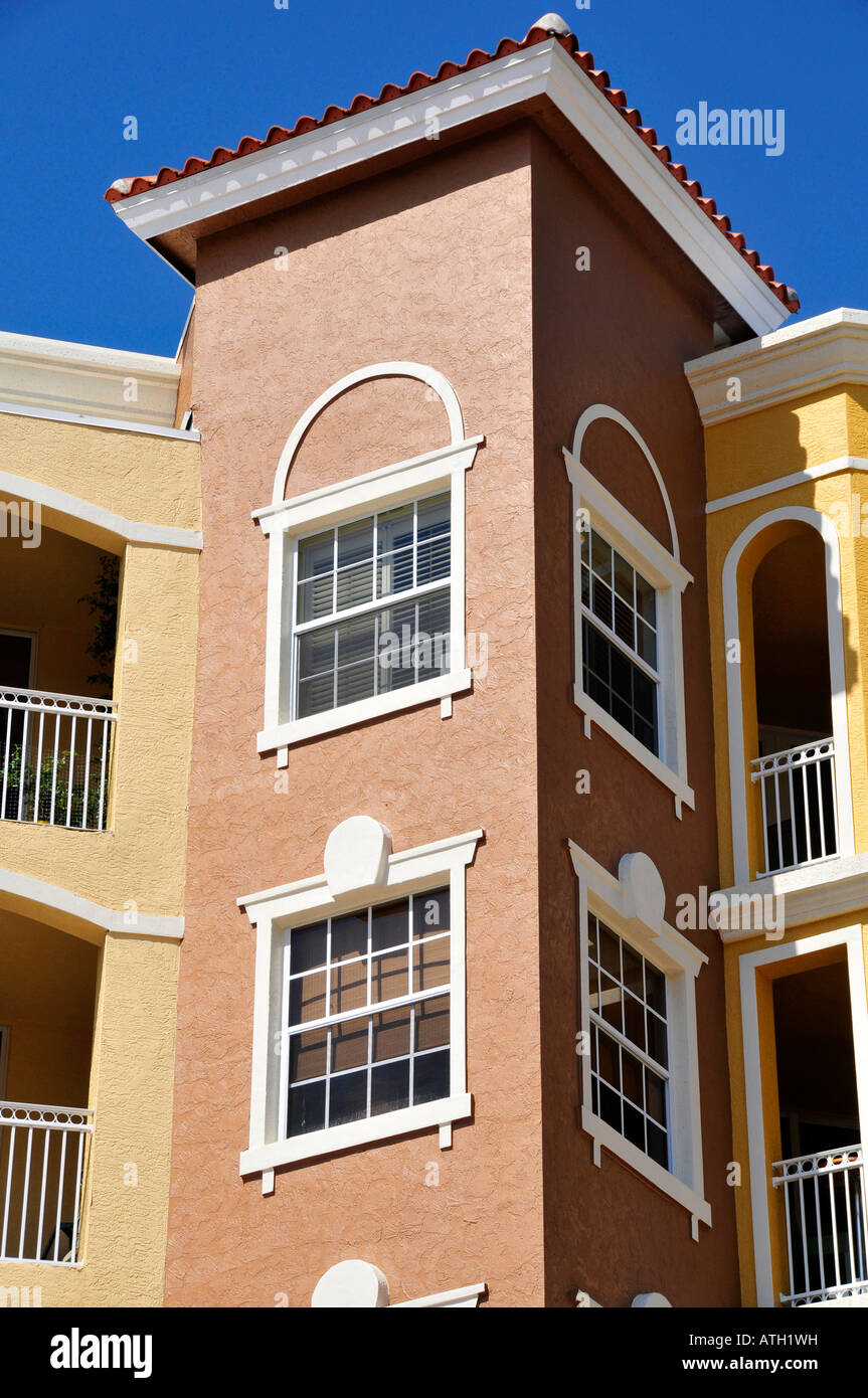 Naples Florida Bayfront Shopping and Residential District Stock Photo ...