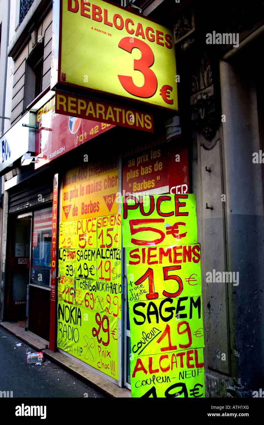 Barbes market paris hi-res stock photography and images - Alamy