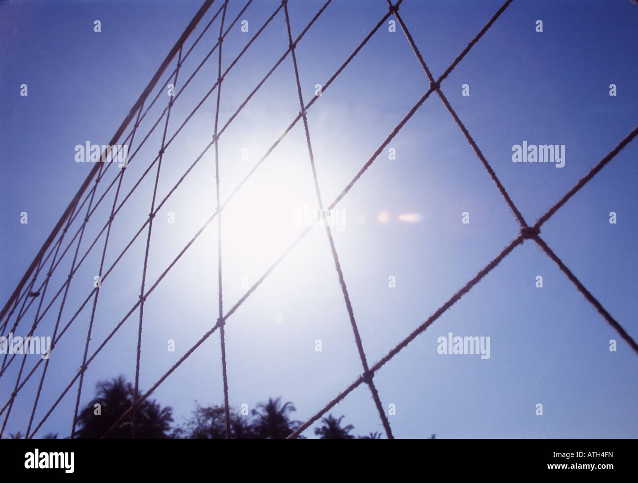 Sun through volleyball net hi-res stock photography and images - Alamy