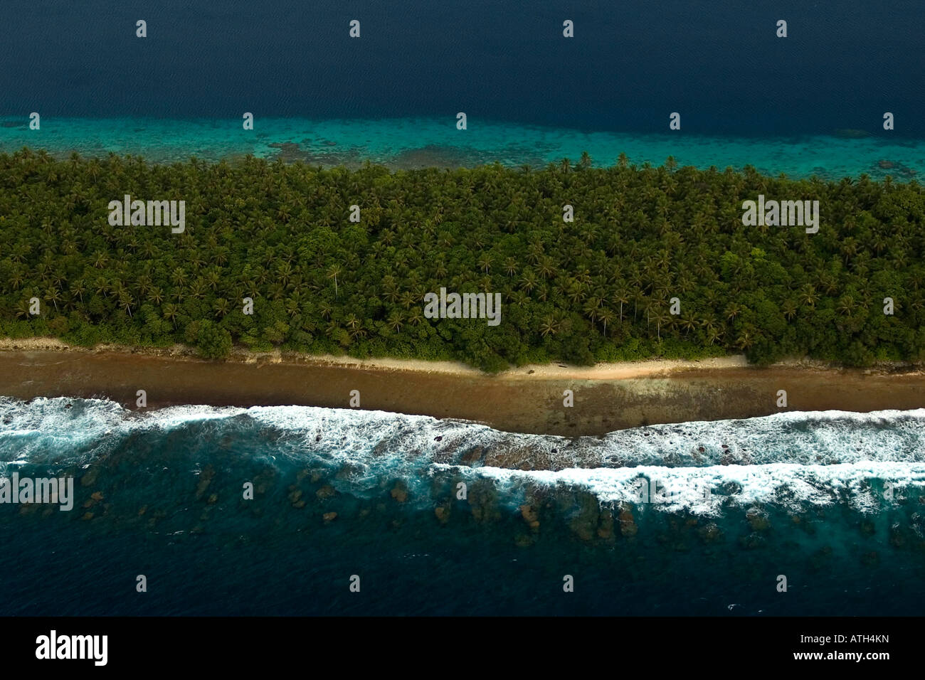 Coral reef. Air view. Micronesia, , paradise, island, tropical island ...
