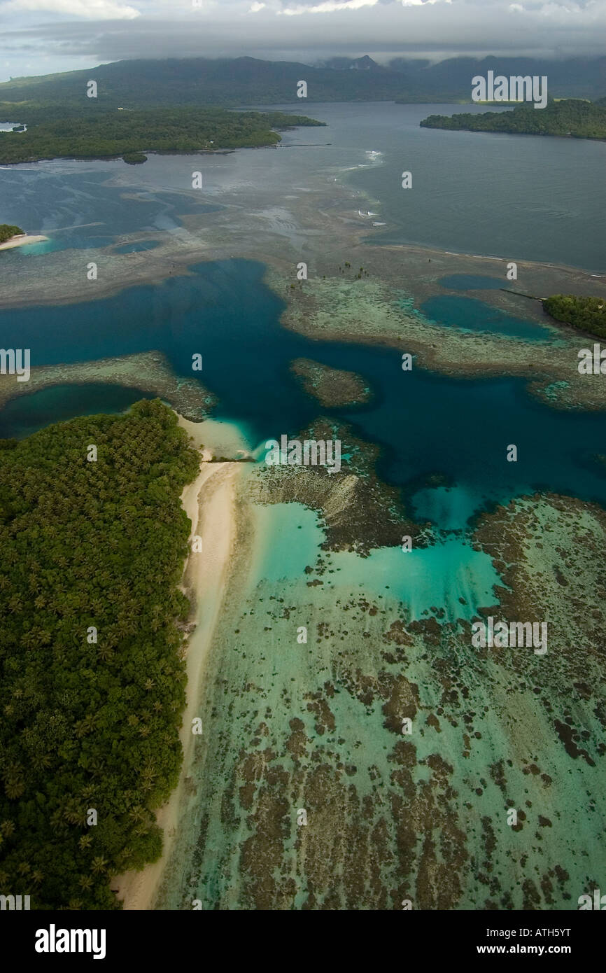 Coral reef. Air view. Micronesia, , paradise, island, tropical island ...