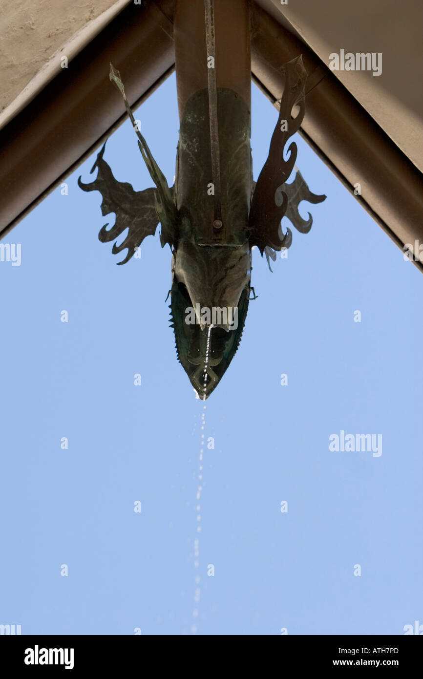 Ornate dragon copper drain pipe hi-res stock photography and images - Alamy