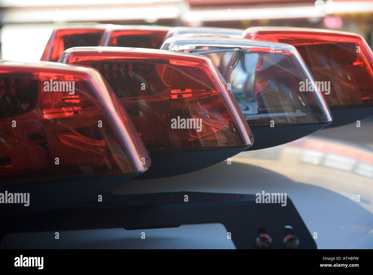 Nypd police car lights hi-res stock photography and images - Alamy