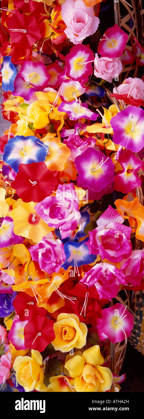 plastic flowers, colorful flowers Stock Photo - Alamy