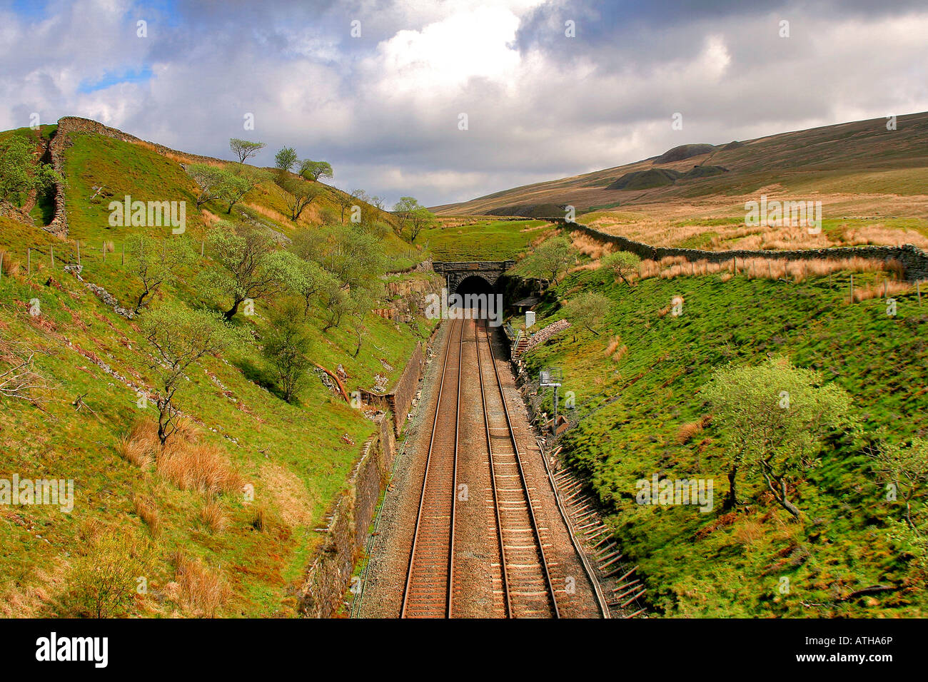 Tunnel at Blea Moor Settle to Carlisle railway line Horton in ...