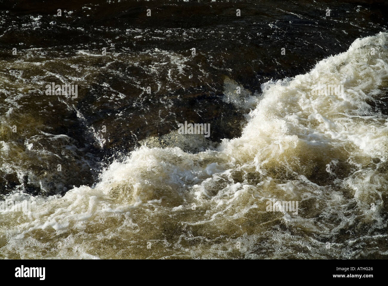 dh Falls of Dochart Scotland KILLIN STIRLINGSHIRE River Dochart rapids ...