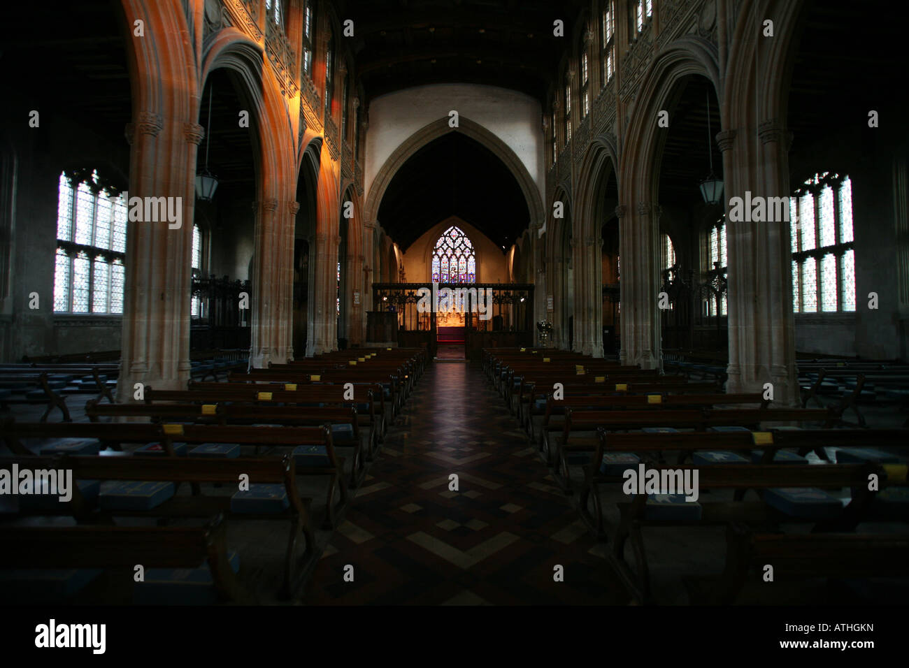 The Church of Saint Peter and Saint Paul Interior of the church at ...