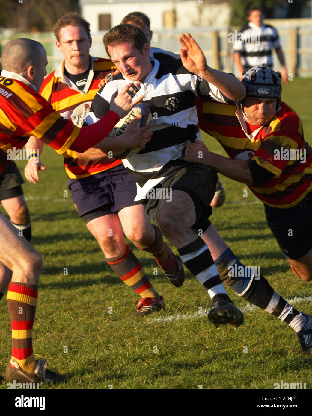 A game of rugby Stock Photo - Alamy