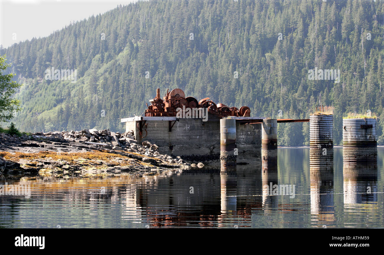 Abandoned Logging Works in the Remote Wilderness of the Masset Inlet ...